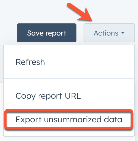 Exportar contenidos y datos web